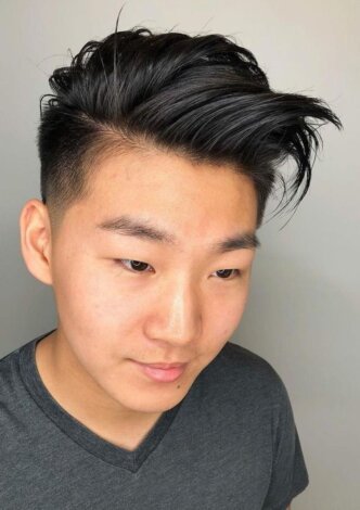 10 Gaya Rambut Pria yang Cocok Untuk Menutupi Pipi Chubby - Salwa Salon
