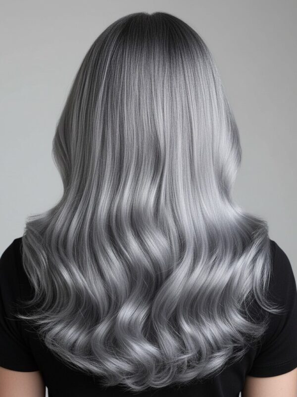Inspirasi Warna Rambut Ash Grey: Dari Balayage hingga Ombre {{ sep ...